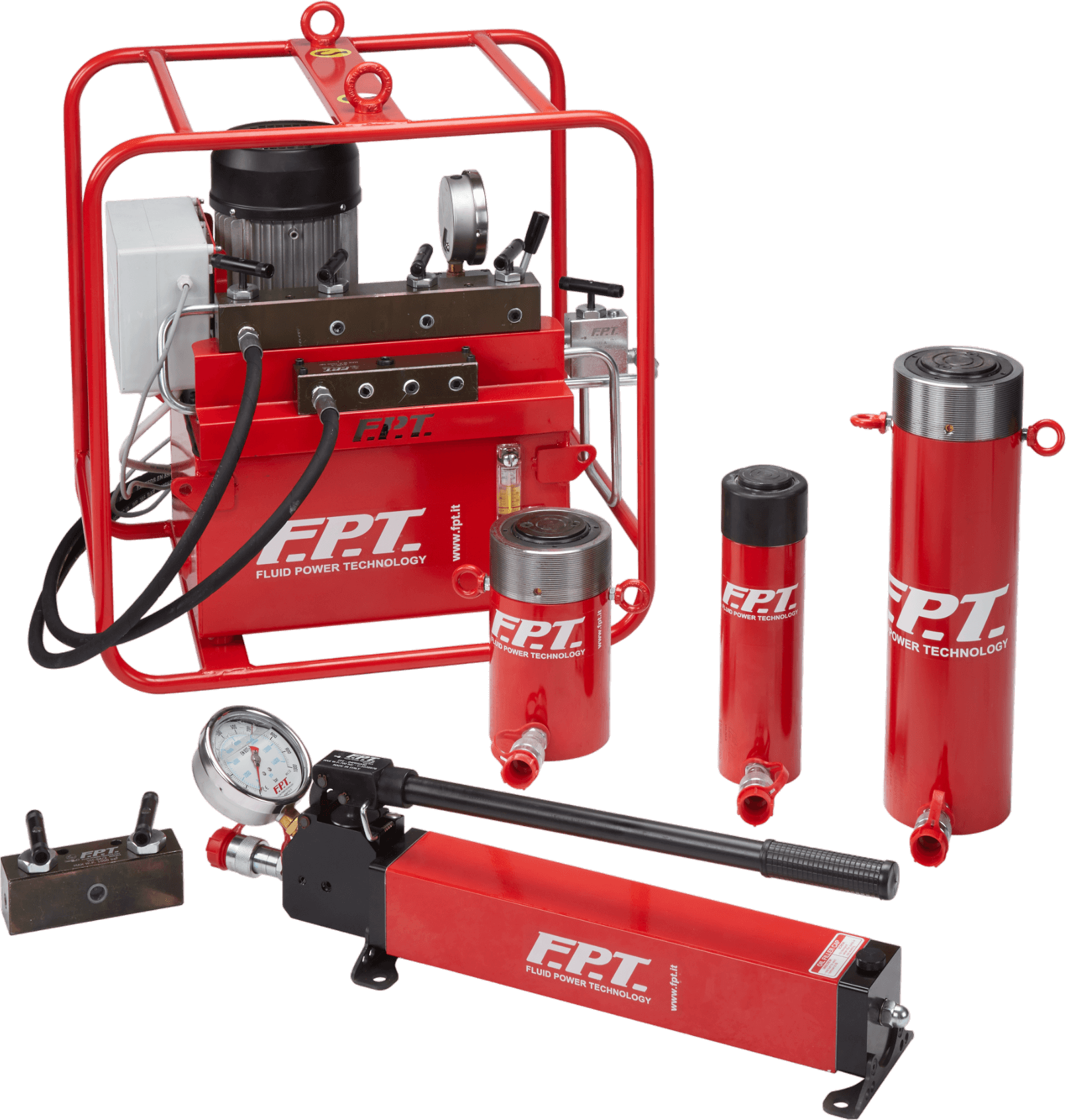 Hydraulische Handpumpen & elektrische Hydraulikpumpen mieten